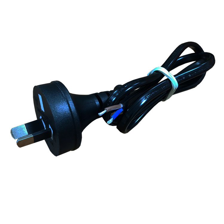 2 Core Power Cord with IEC 0.75 Flexible Cable 0.6m